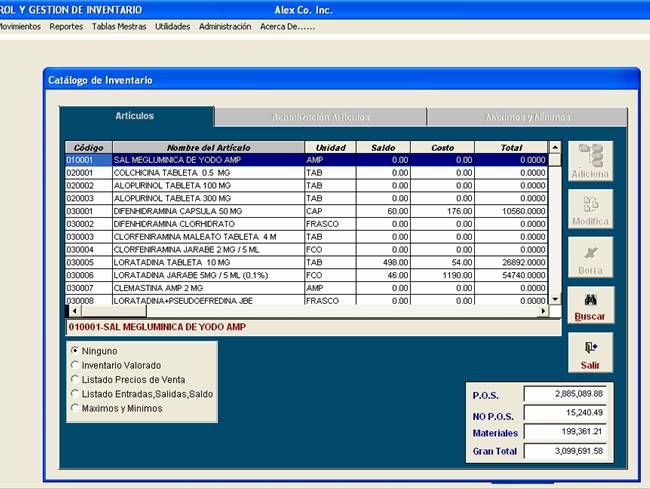 Alex Co. Inc. - Software Especializado